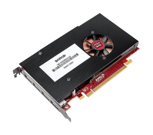 Barco MXRT-5600 AMD FirePro W5100 4GB GDDR5 3D PCI-e x16 4x DP K9306043 ...