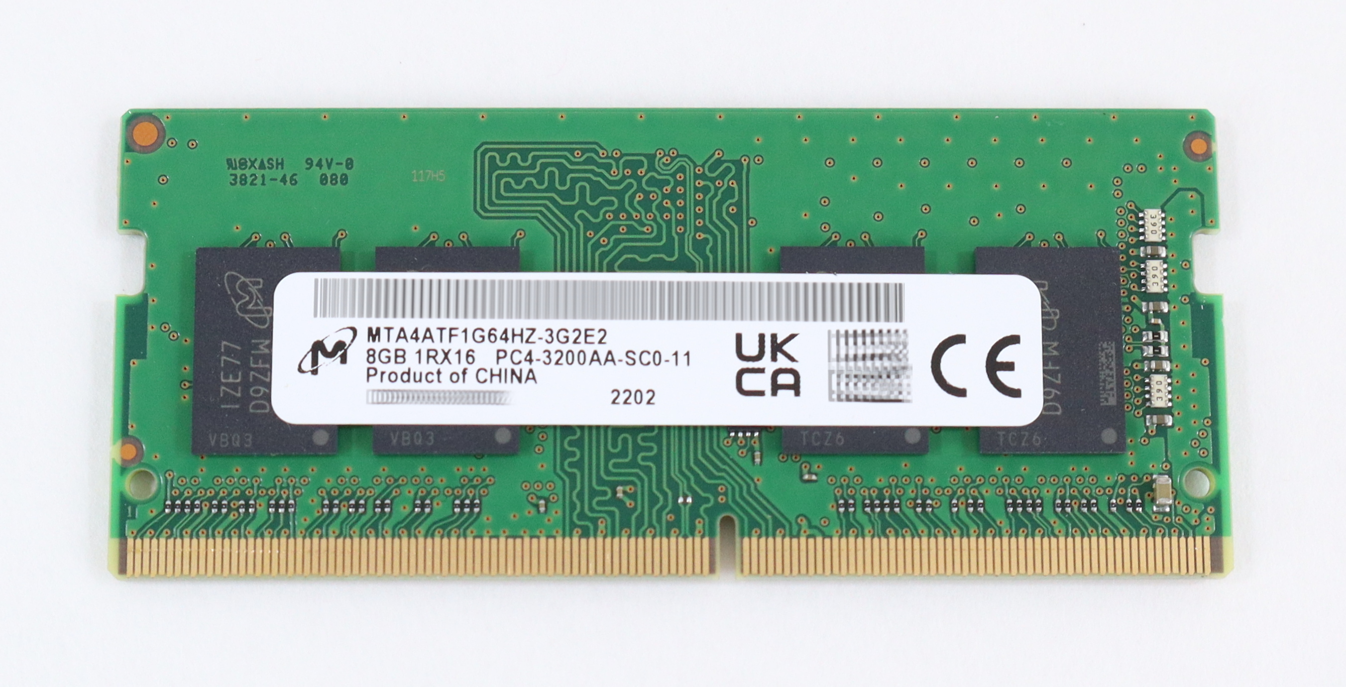 Micron 8GB MTA4ATF1G64HZ 3G2E2 PC4 3200AA 3200MHz SoDim MTA4ATF1G64HZ
